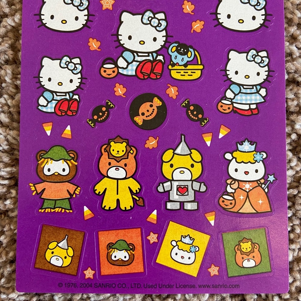 Hello Kitty As The Wizard Of Oz Stickers - Gem